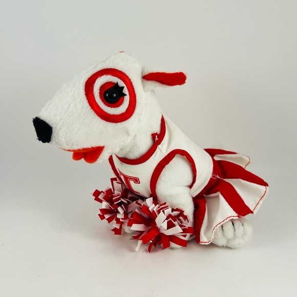 Target | Toys | Rare Target Football Cheerleader Bullseye 6 Plush Dog ...